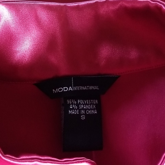 Moda International | Tops | Moda International Mandarin Style Top ...